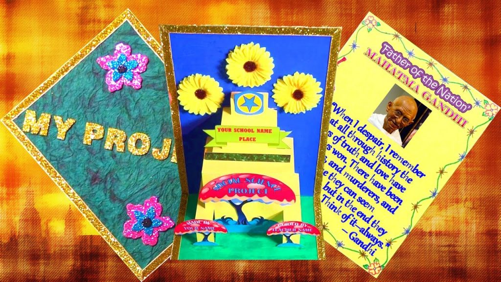 School Project File Decoration Ideas to make it look attractive
